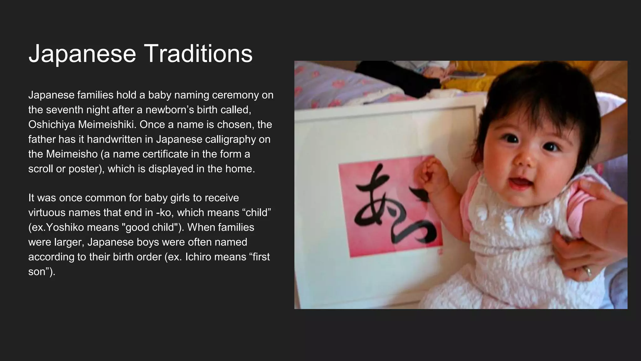 Baby naming traditions from around the world | PPTX