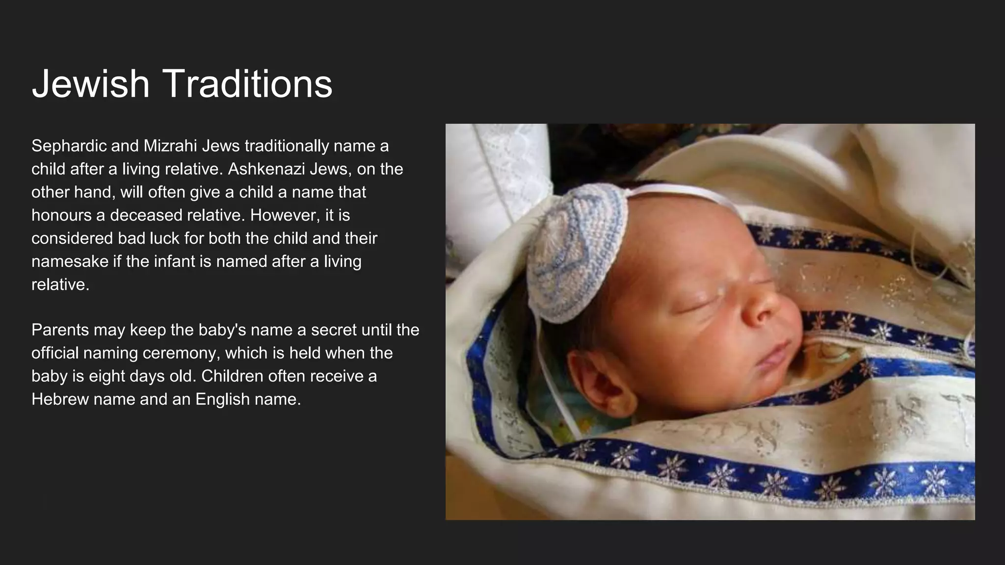 Baby naming traditions from around the world | PPTX