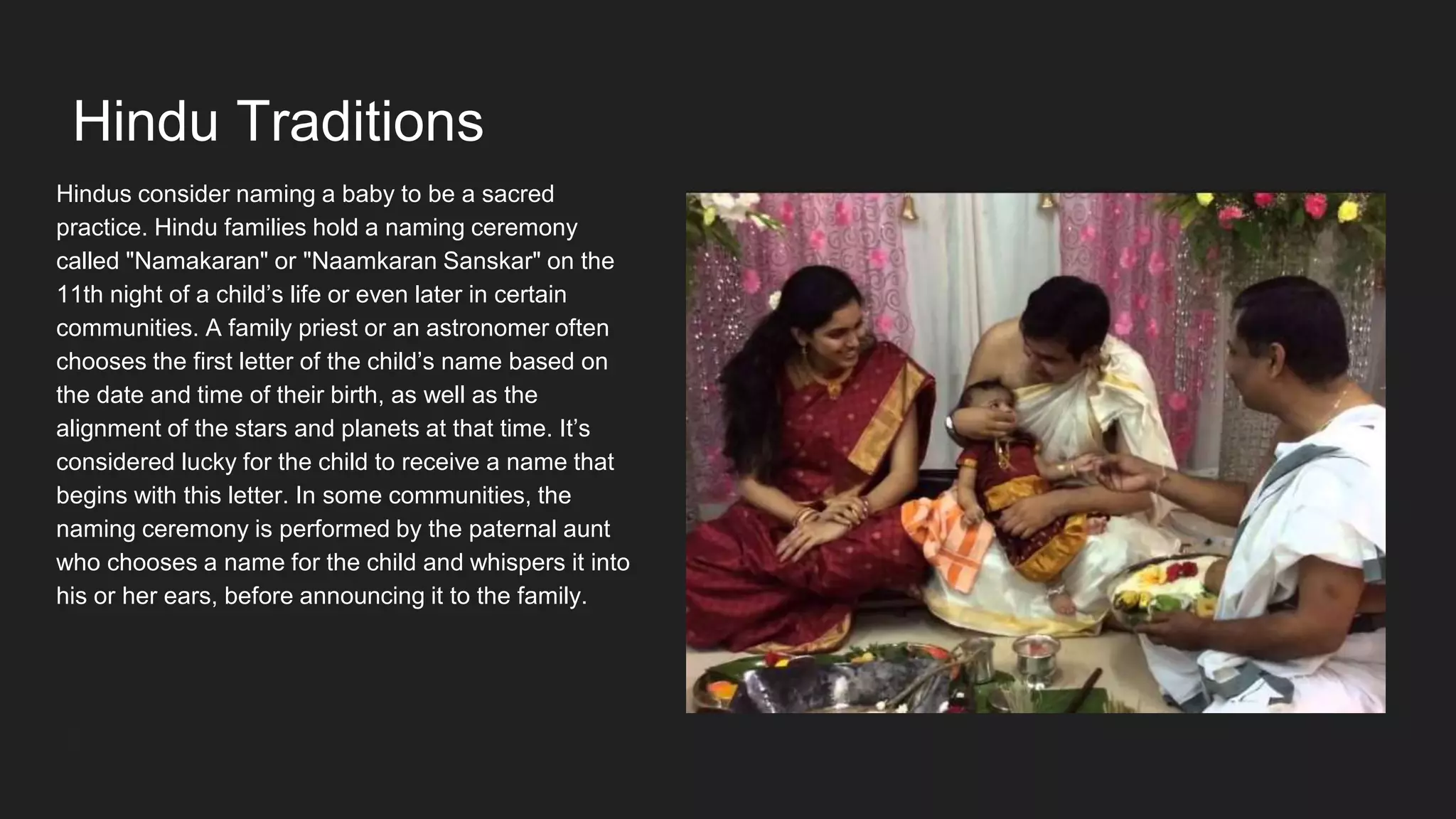 Baby naming traditions from around the world | PPTX