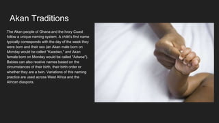 Baby naming traditions from around the world | PPTX