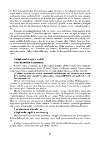 Qulaqardina vurulan qur'an hökmləri. azərbaycan | DOC
