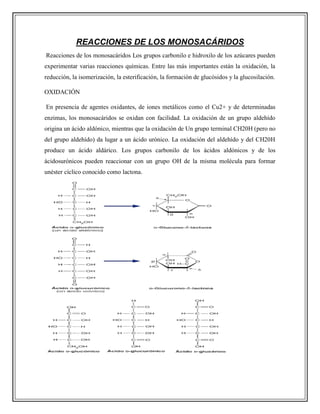 Química orgánica carbohidratos | PDF
