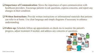 Presentation on QUM In Various setting.pptx