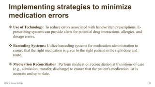 Presentation on QUM In Various setting.pptx