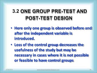 Quantitative research design | PPTX