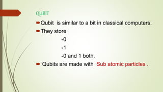 Qunatum computing | PPTX