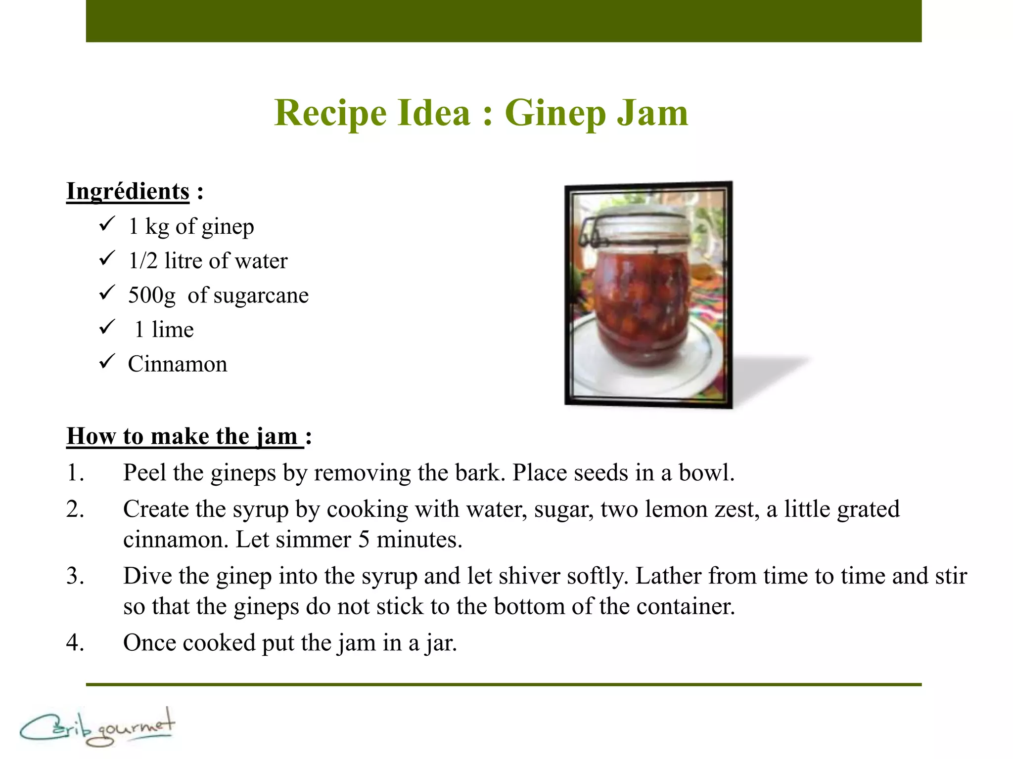 What is Ginep? What is Quénette? What is Melicoccus Bijugatus? | PPT