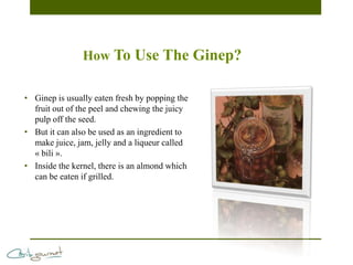 What is Ginep? What is Quénette? What is Melicoccus Bijugatus? | PPT