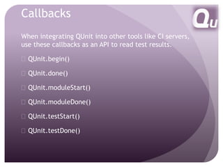 Qunit Java script Un | PPT