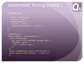 Qunit Java script Un | PPT