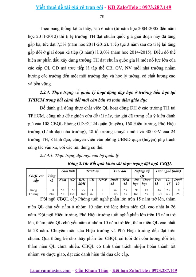 Quản lý hoạt động dạy học ở trường tiểu học trong bối cảnh đổi mới căn bản và toàn diện giáo dục.doc