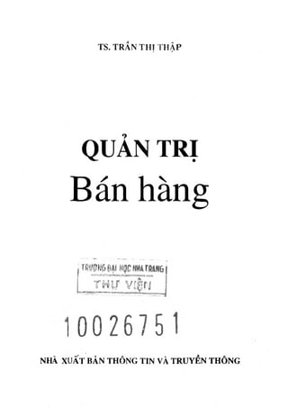 Quản trị bán hàng - Trần Thị Thập.pdf