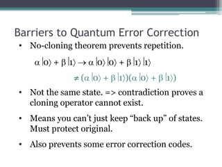 Quntum error | PPTX