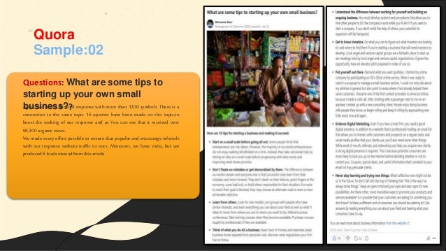 Quora Content Marketing Sample.ppt