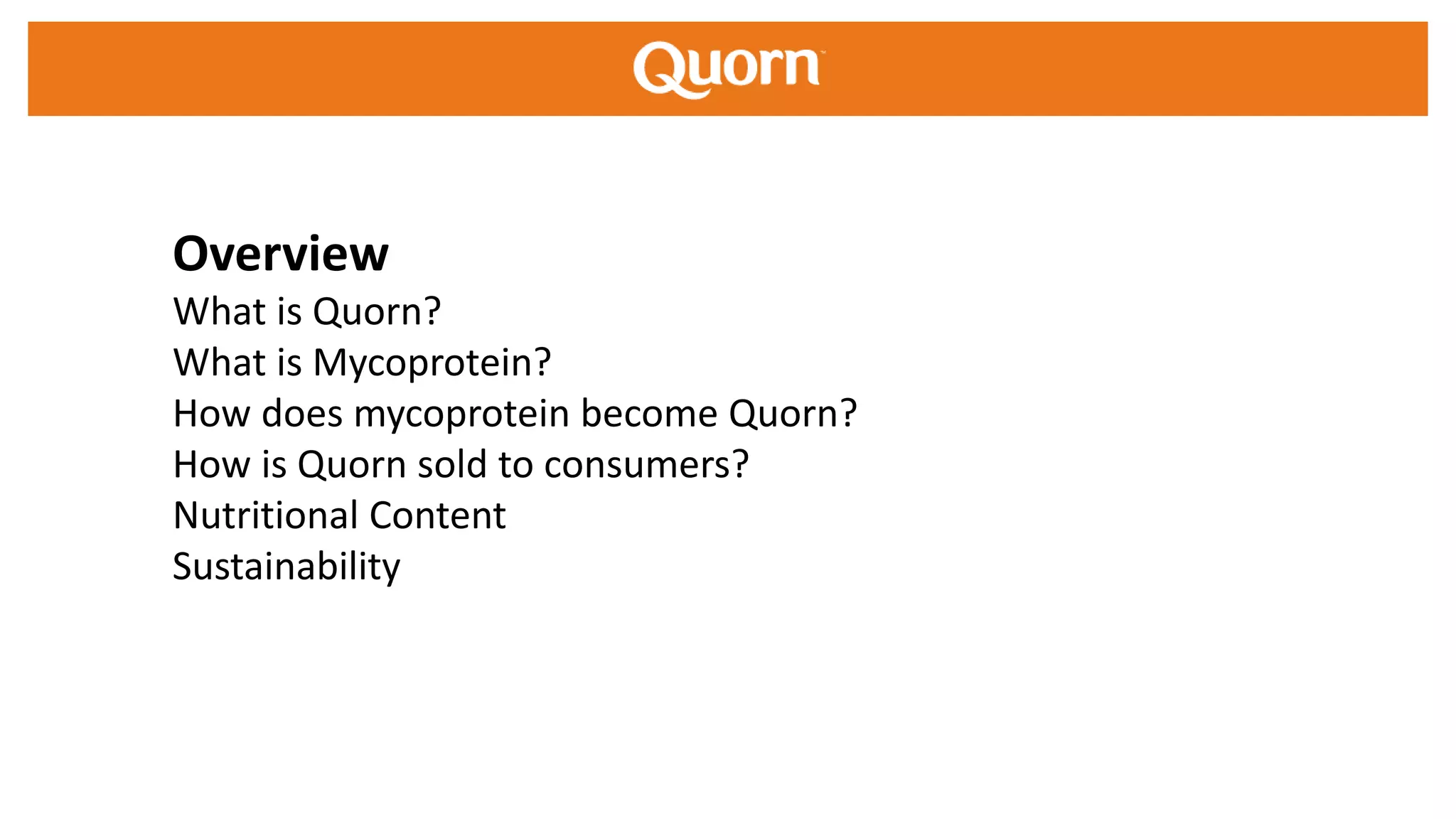 Quorn power point - food chain study | PPTX