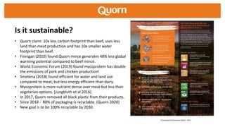 Quorn power point - food chain study | PPTX