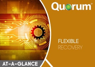Disaster Recovery by Quorum | PPT