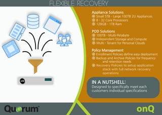 Disaster Recovery by Quorum | PPT