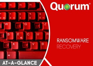 Disaster Recovery by Quorum | PPT