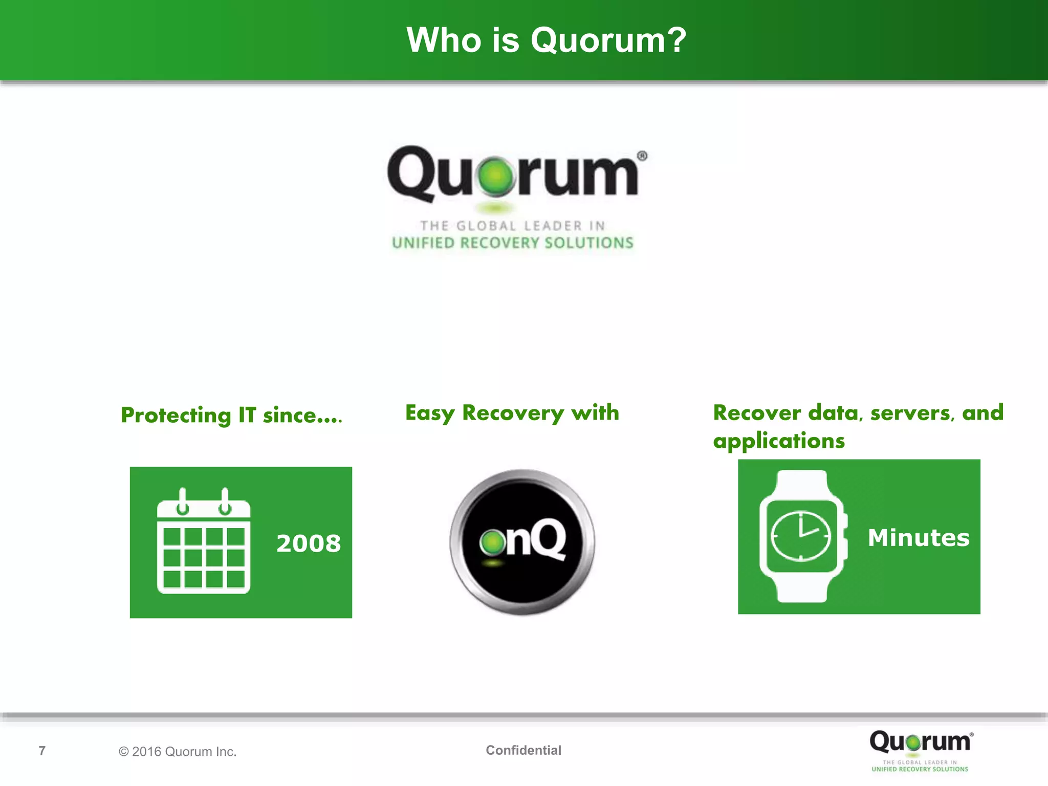 Disaster Recovery Plan - Quorum | PPTX | Cloud Computing | Internet