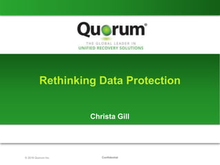 Disaster Recovery Plan - Quorum | PPTX | Cloud Computing | Internet