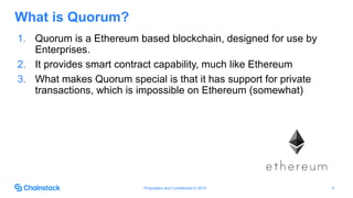 How do private transactions work on Quorum | PPT