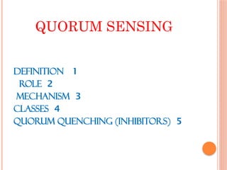 Quorum Sensing in Periodontics and Role in Periodontal Disease.pptx