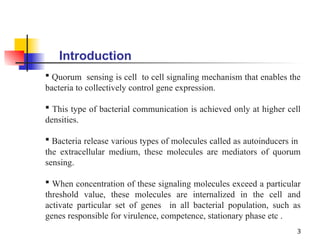Quorum Sensing Konsep Dasar Quorum Sensi | PPT