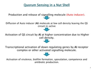 Molecular Basis of Quorum Sensing in virulence | PPTX