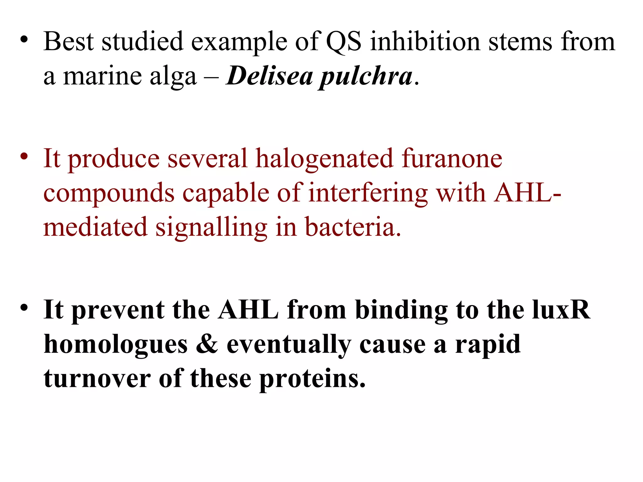 Quorum sensing in bacteria | PPT