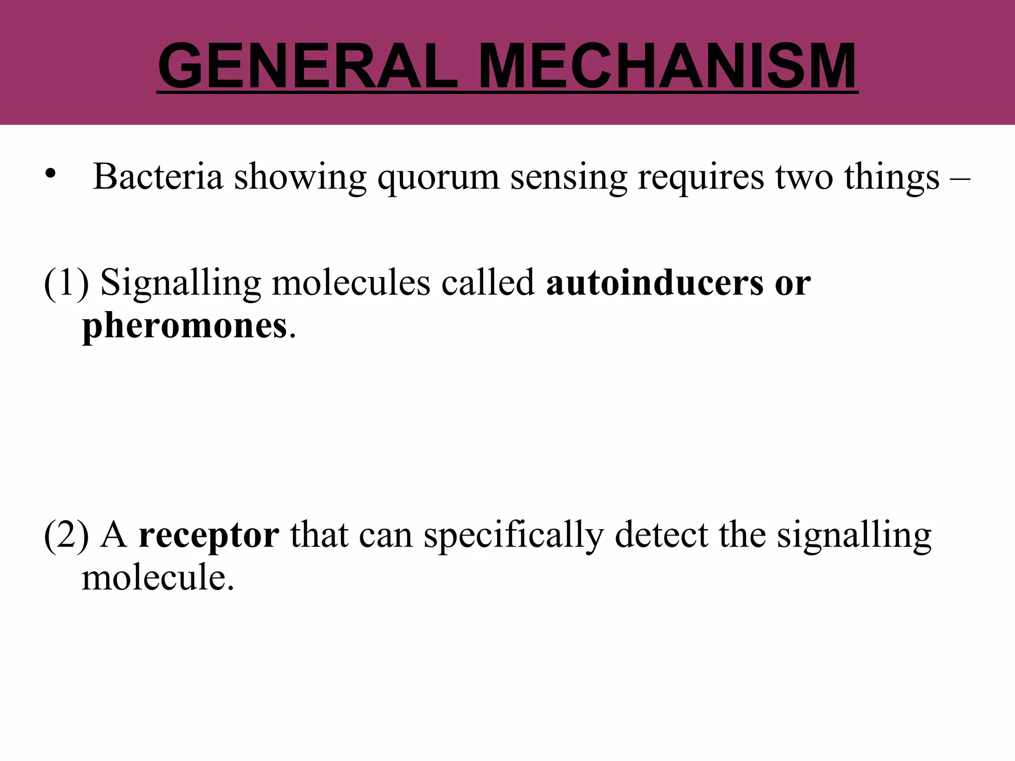 Quorum sensing in bacteria | PPT