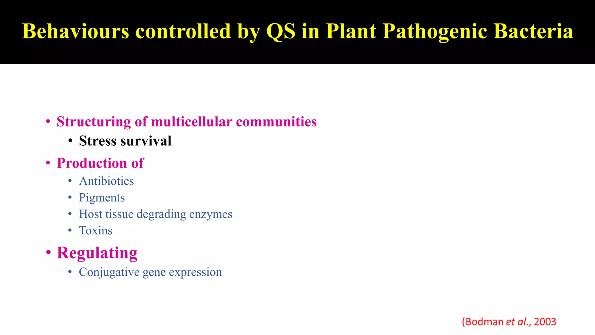 Quorum sensing in plant pathogenic bacteria. Maruthi.pptx