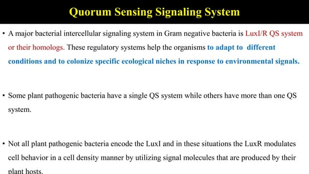 Quorum sensing in plant pathogenic bacteria. Maruthi.pptx