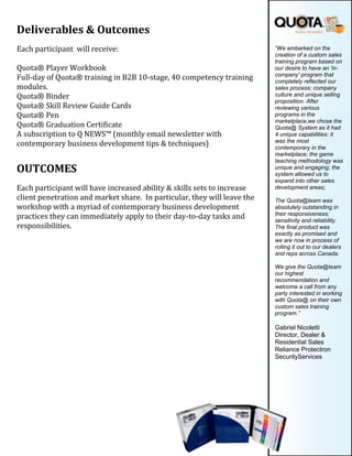 Quota sales performance by SMCI | PDF