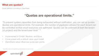 OpenStack Quota Management Study Report | PDF