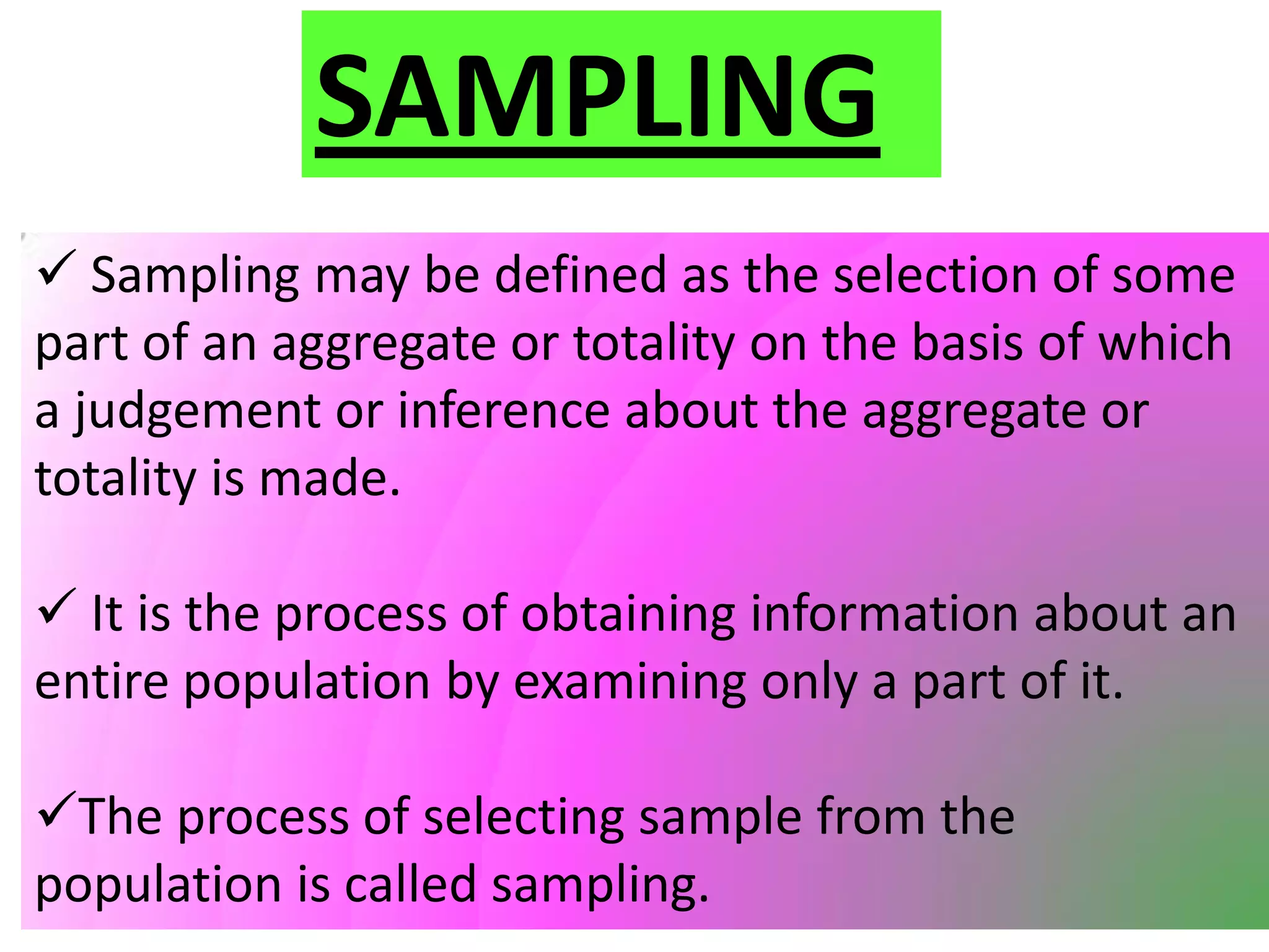 Quota Sampling | PPTX