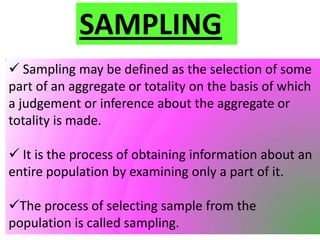 Quota Sampling | PPTX