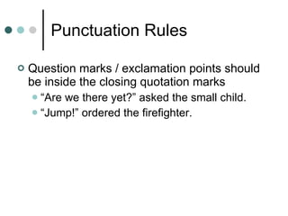 Quotation Marks | PPT