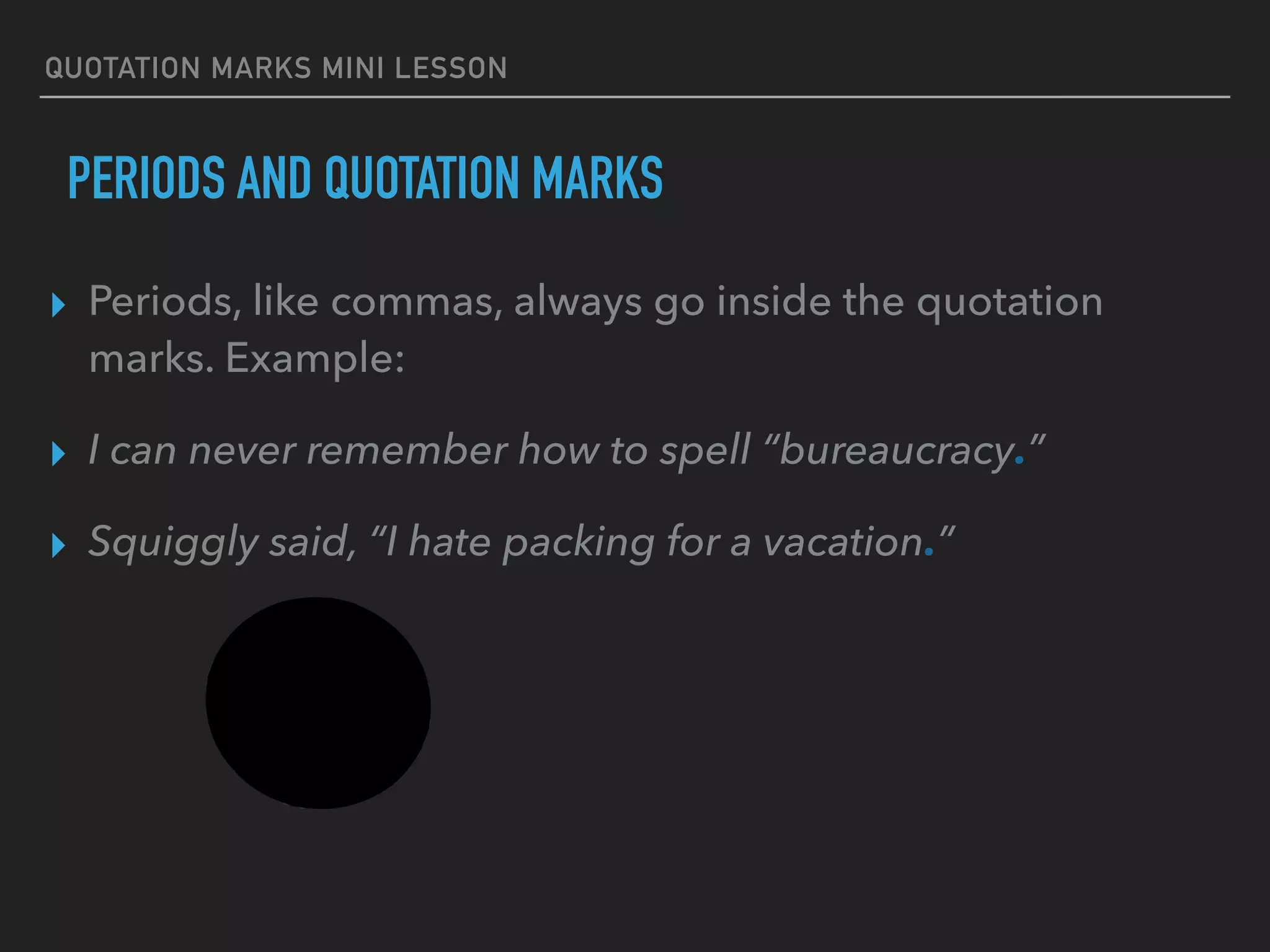 Quotation marks mini lesson | PDF | Education