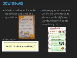 Quotation marks mini lesson | PDF | Education
