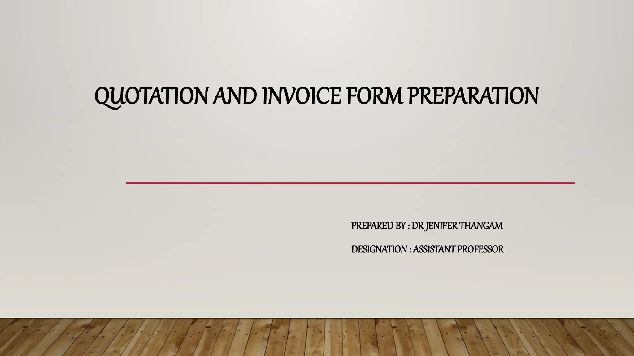 Quotation and Invoice form Preparation.pptx