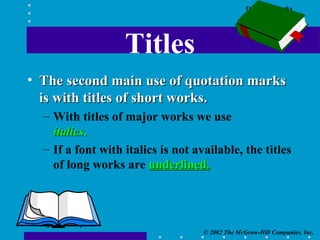 Quotation Marks | PPT