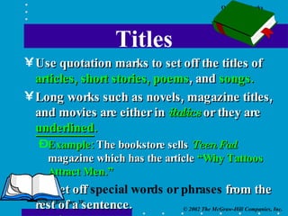 Quotation Marks | PPT