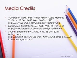 Quotation marks | PPT