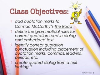 Quotation marks | PPT