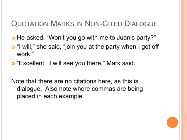 Power Point Presentation quotation marks | PPT