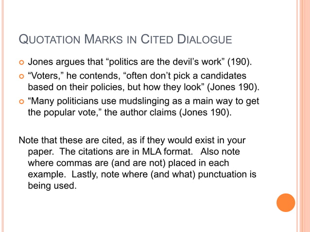 Power Point Presentation quotation marks | PPT