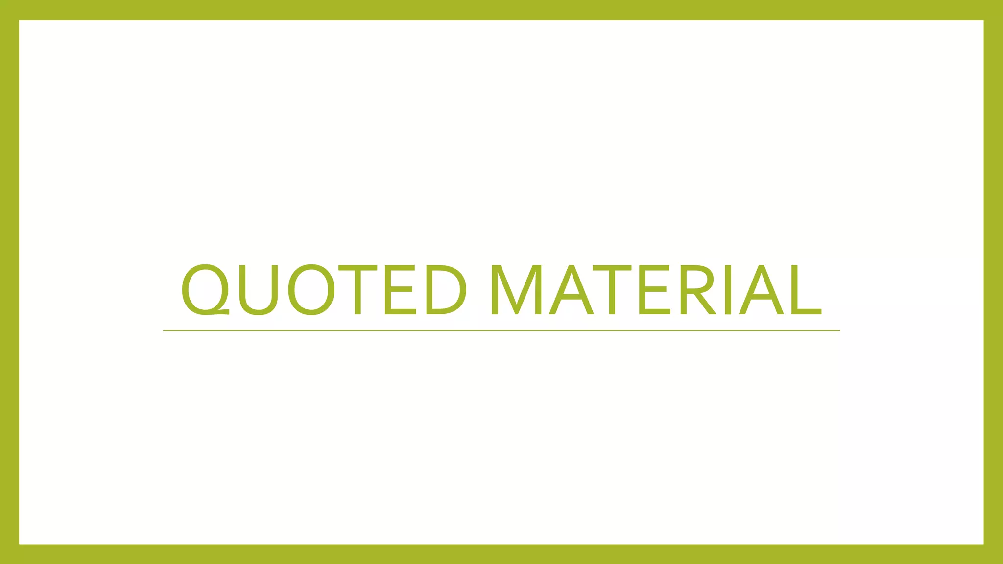 Quotation Marks and Quoted Material | PPTX