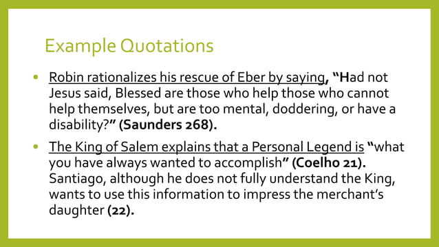 Quotation Marks and Quoted Material | PPTX