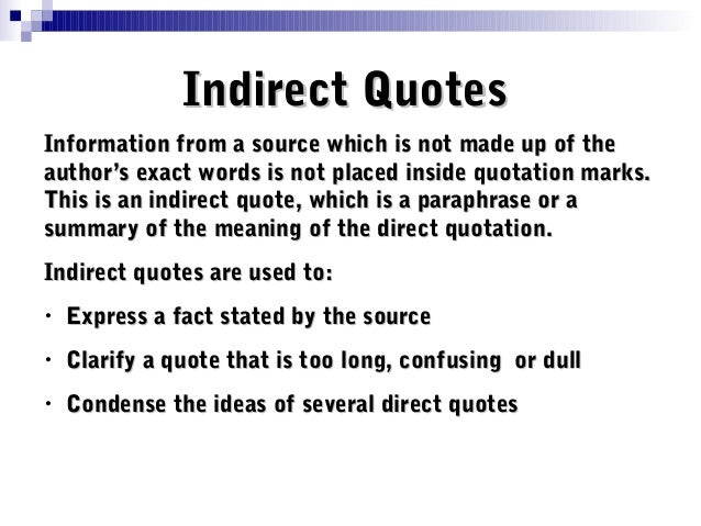 Quotations